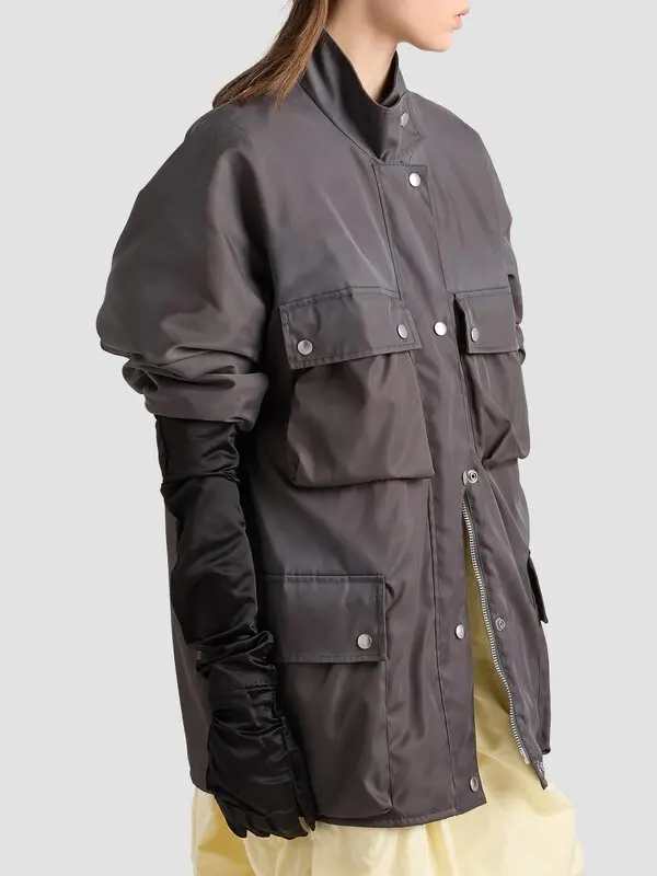 Prada Washed Re-nylon Rain Jacket