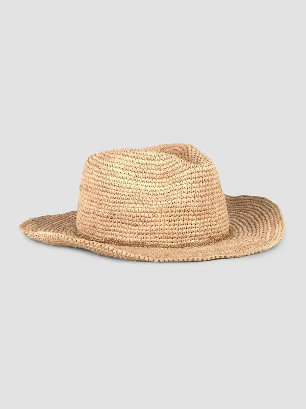 Eugenia Kim Winona Raffia Cowboy Hat - Camel