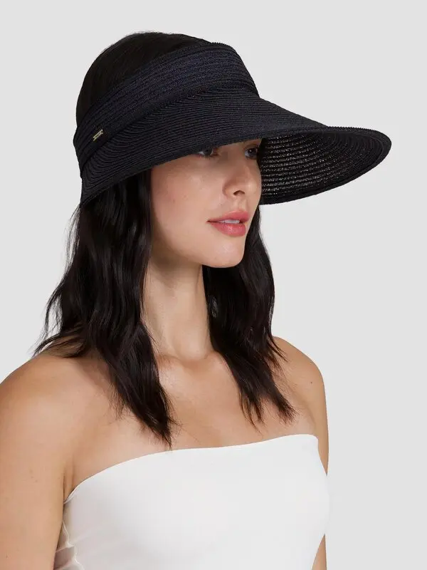 Eugenia Kim Trixie Hemp-blend Packable Visor