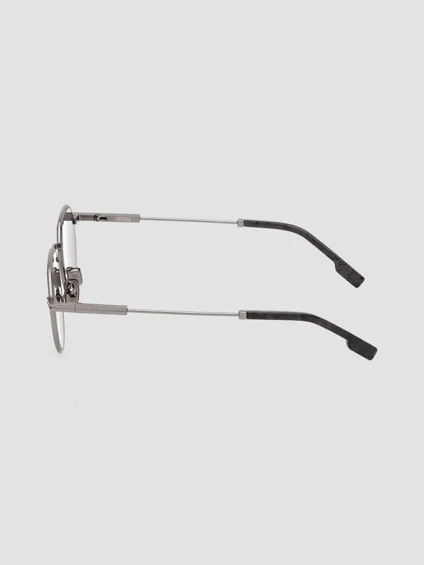 Zegna Metal Aviator 51mm Sunglasses
