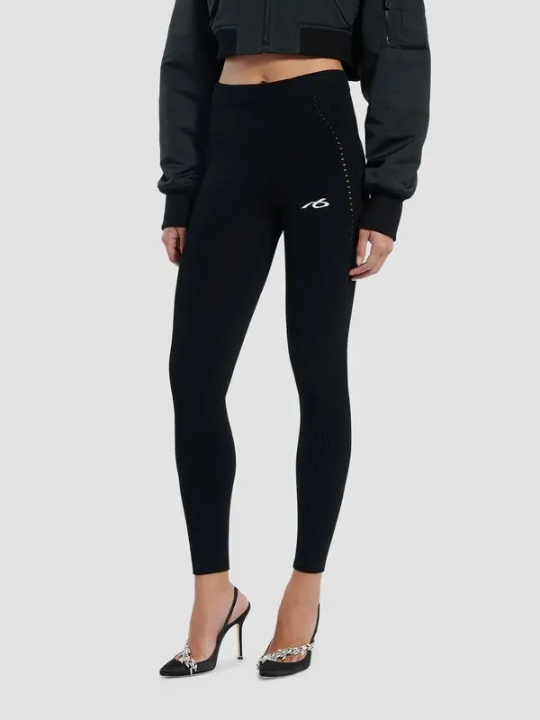 Balenciaga Techwear Leggings - Black
