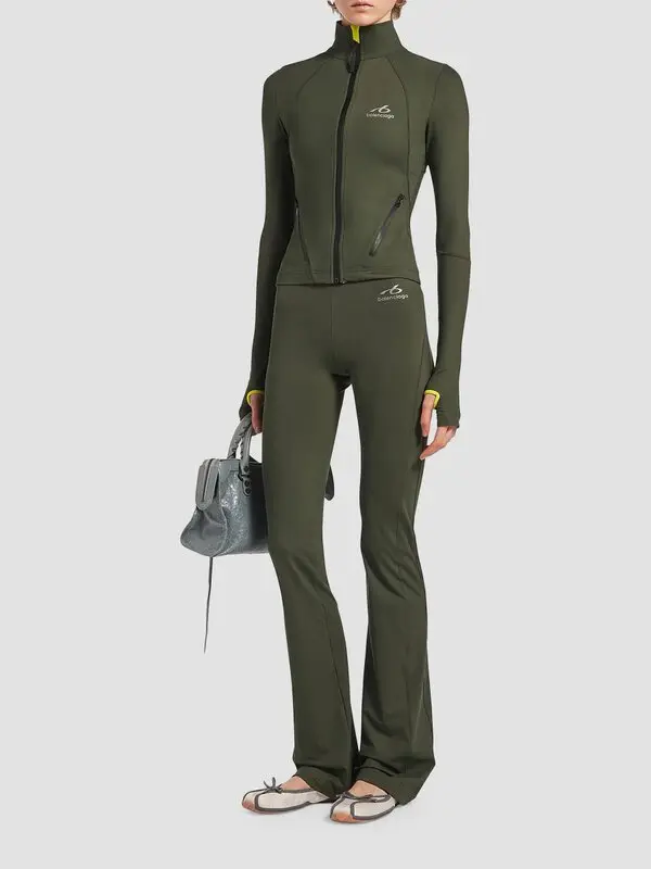 Balenciaga Techwear Flared Leggings
