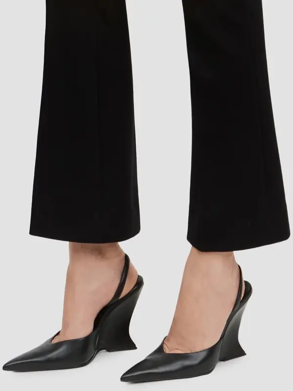 Derek Lam 10 Crosby Isaac Flared-leg Trousers - Black