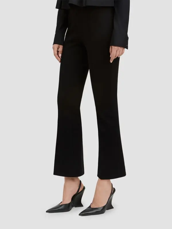 Derek Lam 10 Crosby Isaac Flared-leg Trousers - Black