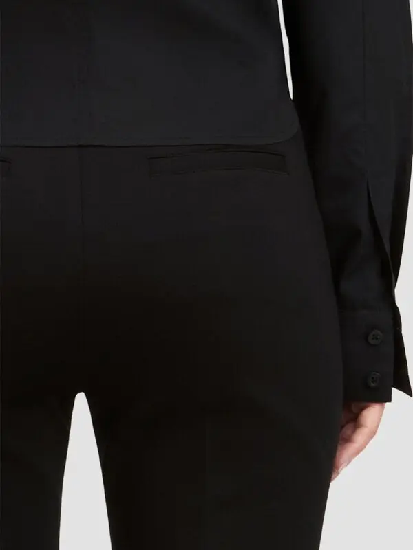 Derek Lam 10 Crosby Isaac Flared-leg Trousers - Black