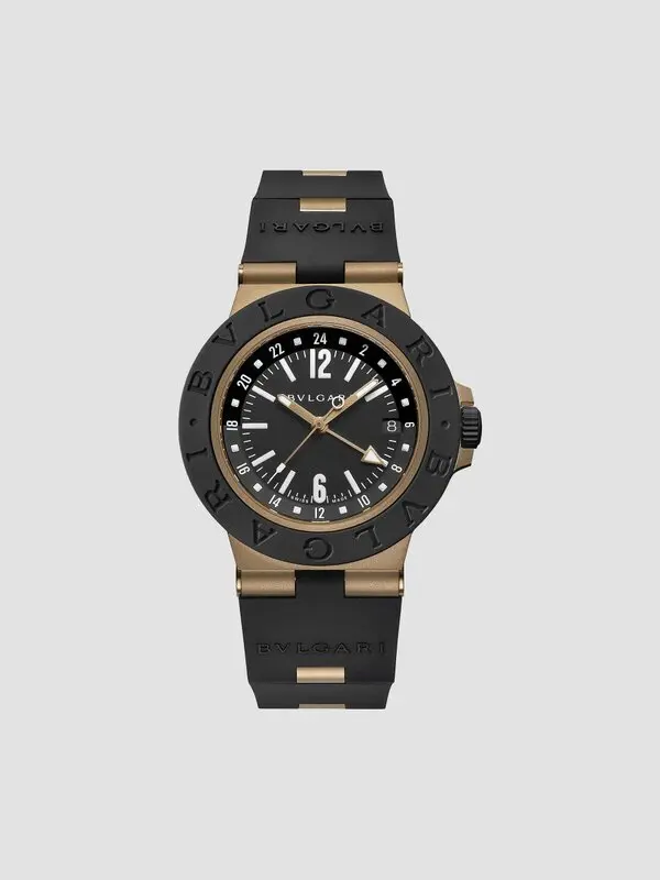 BVLGARI Titanium, Aluminum & Rubber Strap Watch/40mm