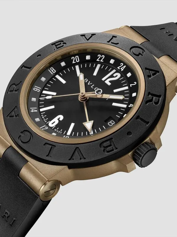 BVLGARI Titanium, Aluminum & Rubber Strap Watch/40mm