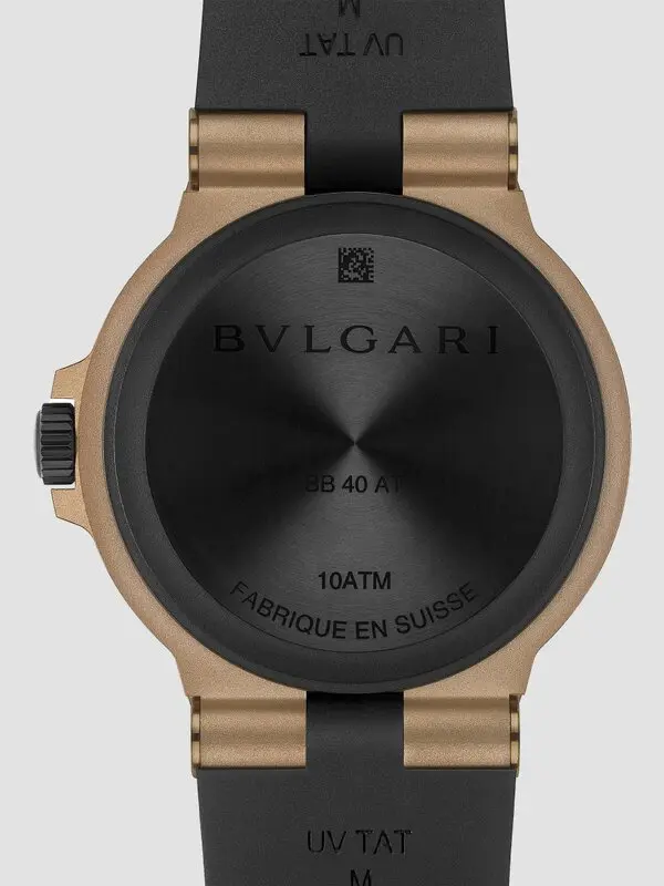BVLGARI Titanium, Aluminum & Rubber Strap Watch/40mm