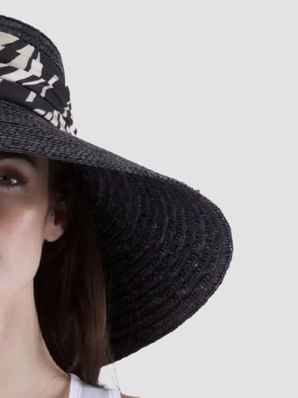 Eugenia Kim Mirabel Wide-brim Straw Sun Hat - Black