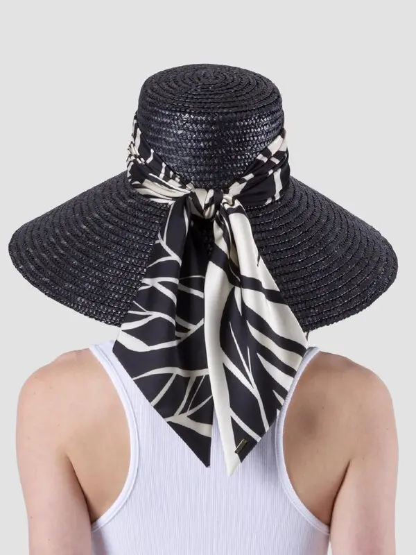 Eugenia Kim Mirabel Wide-brim Straw Sun Hat - Black