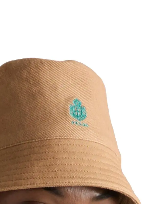 Prada Old Piqué Bucket Hat