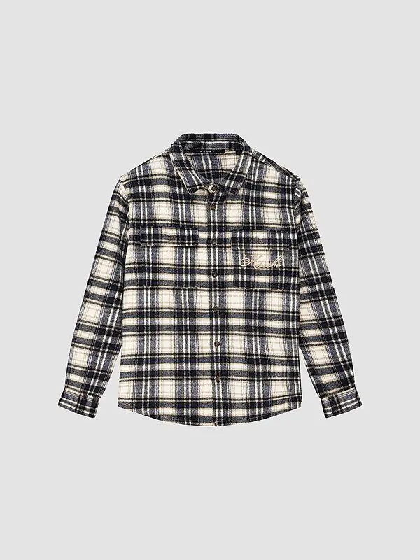 Ksubi Signed Rosebowl Checked Logo Flannel Shirt