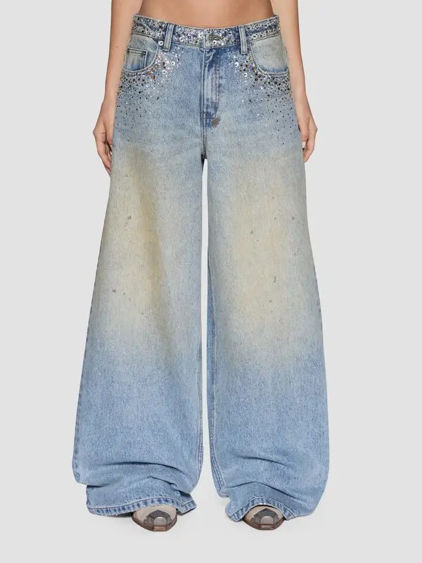 Ksubi Lax Field Wide-leg Jeans