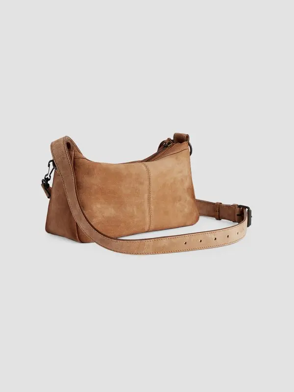 Balenciaga Le City Moto Shoulder Bag - Camel