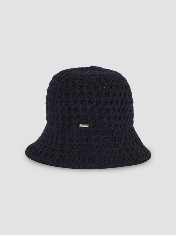 Eugenia Kim Anais Logo Bucket Hat - Black