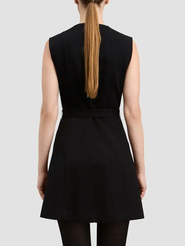 Derek Lam 10 Crosby Deeda Ponte Zip-front Mini Dress