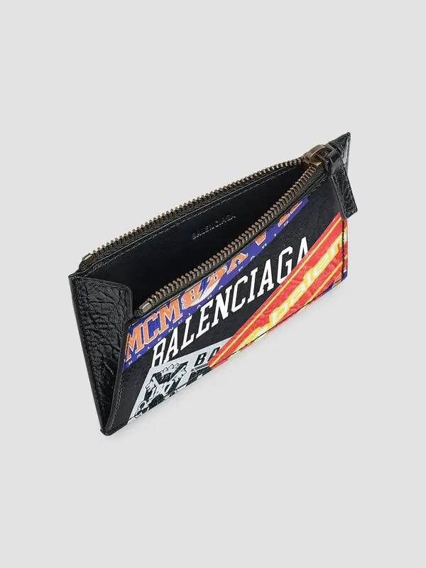 Balenciaga Cash Large Long Coin And Card Holder
