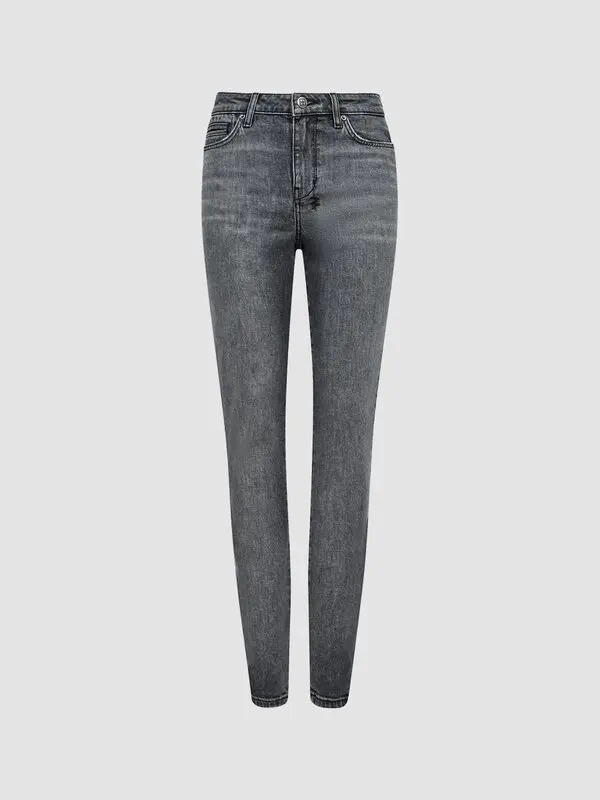 Ksubi The Moss Low-rise Skinny Jeans - Grey