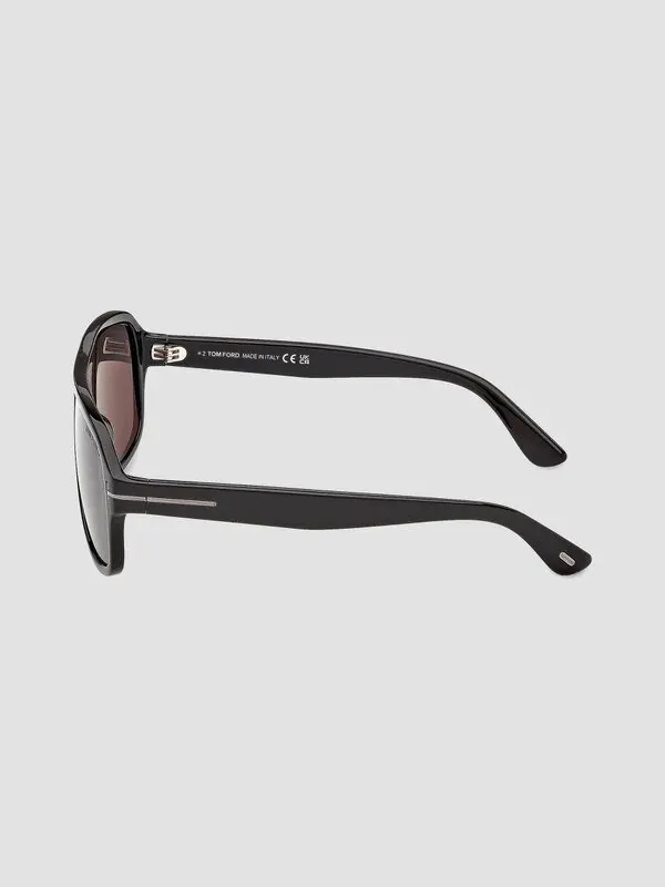 TOM FORD William 63mm Navigator Sunglasses