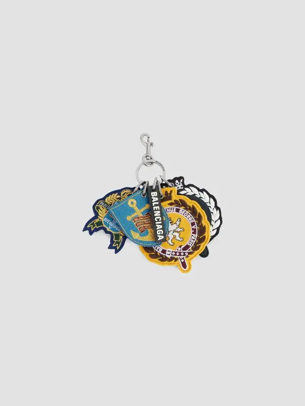 Balenciaga Keyring Charm Patches - Multicolor