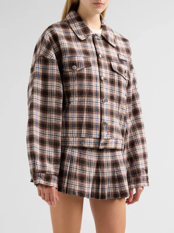 Ksubi Relaxed Plaid Trucker Jacket