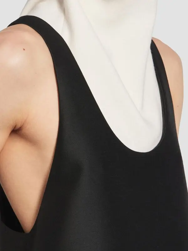 Balenciaga Scooped Mini Dress