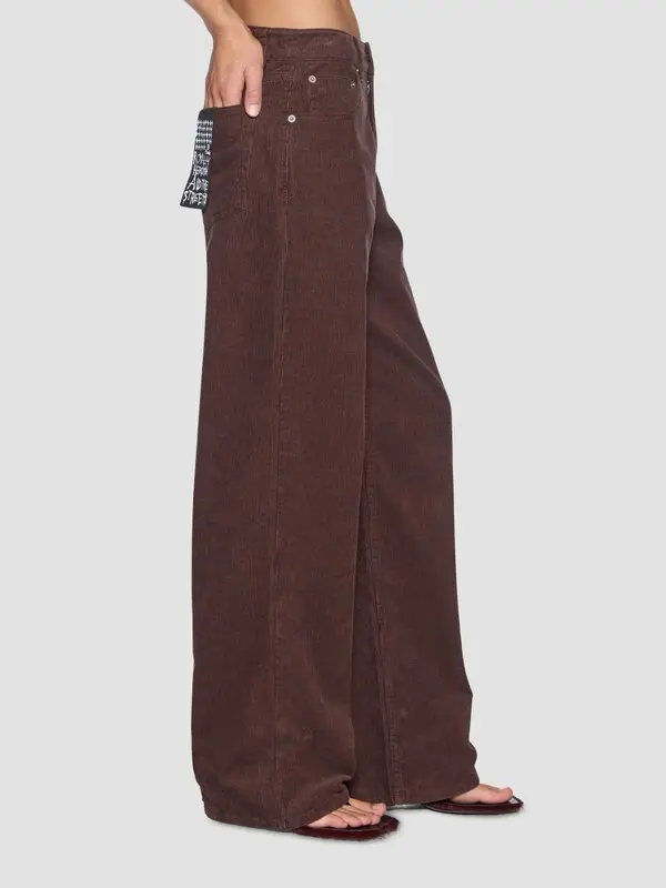 Ksubi Low Rider Corduroy Wide-leg Jeans
