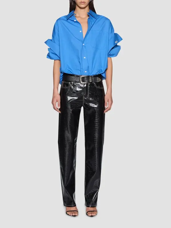 Ksubi Astra Oversized Cotton Poplin Shirt