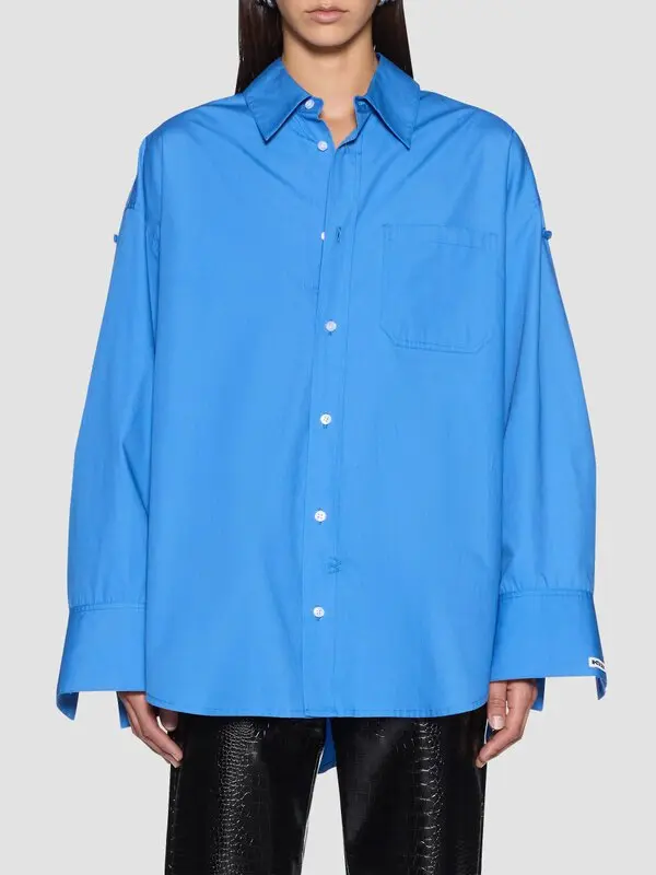 Ksubi Astra Oversized Cotton Poplin Shirt