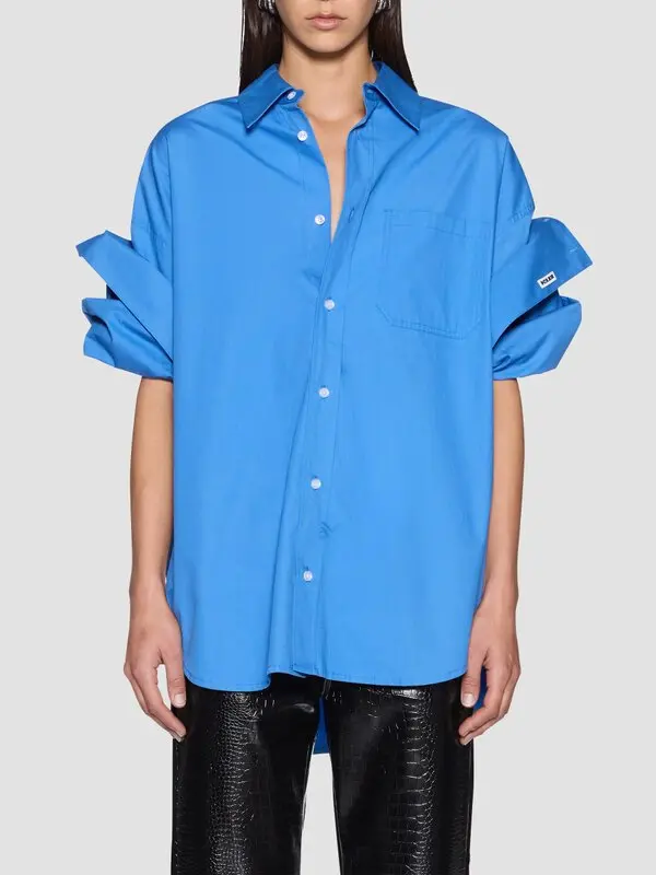 Ksubi Astra Oversized Cotton Poplin Shirt