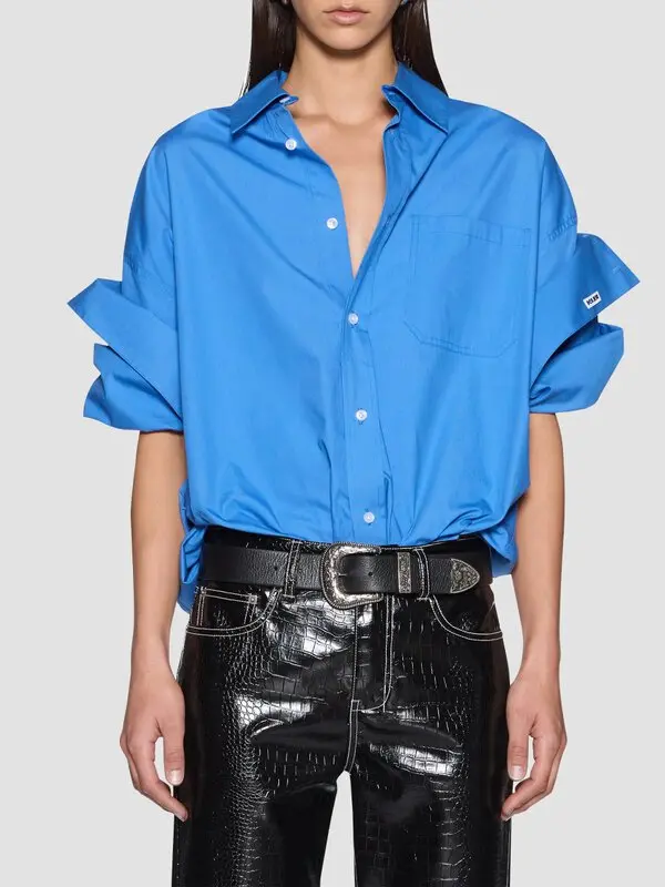 Ksubi Astra Oversized Cotton Poplin Shirt