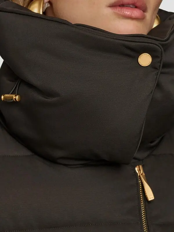 Donna Karan New York Belted Puffer Coat