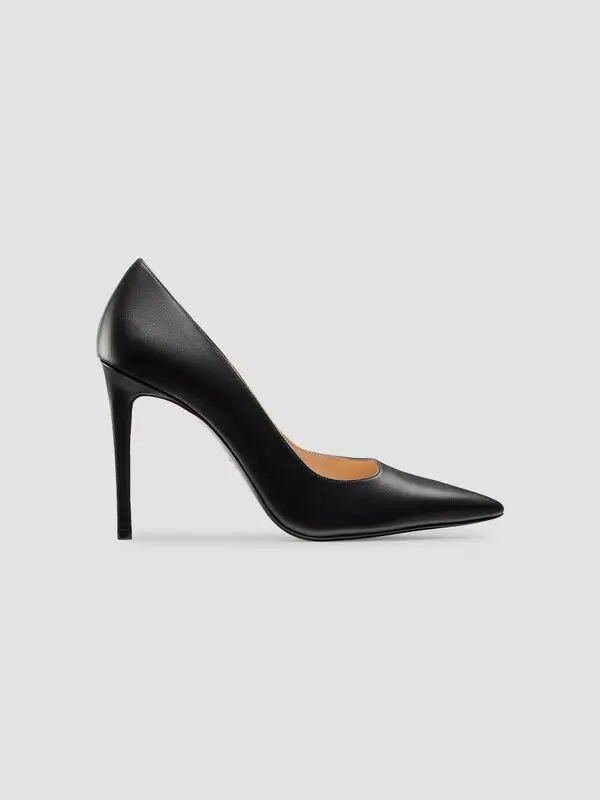 STUART WEITZMAN Power 100mm Leather Pumps
