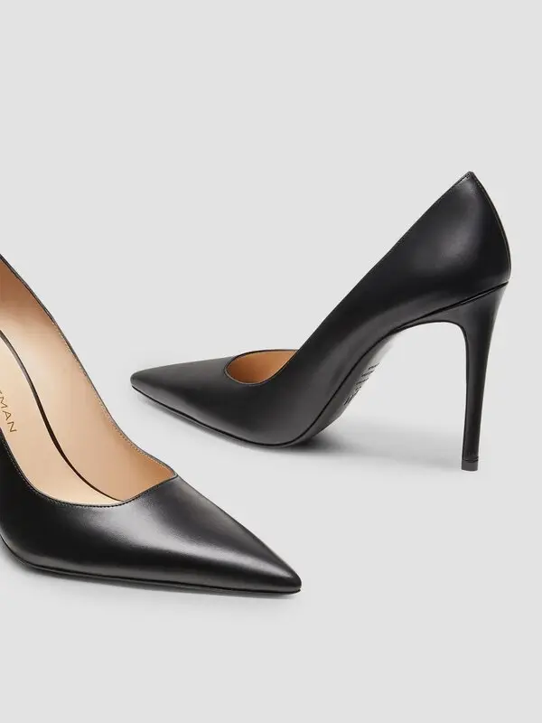 STUART WEITZMAN Power 100mm Leather Pumps