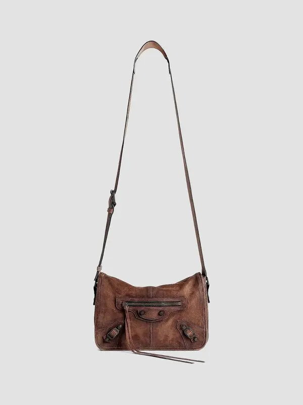 Balenciaga Le City Flap Small Messenger Bag - Light Espresso