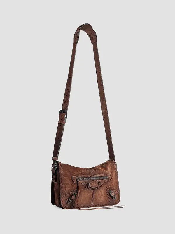 Balenciaga Le City Flap Small Messenger Bag - Light Espresso