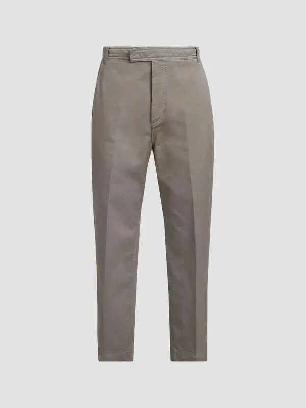 Thom Browne Utility Twill Chino Trousers - Medium Grey