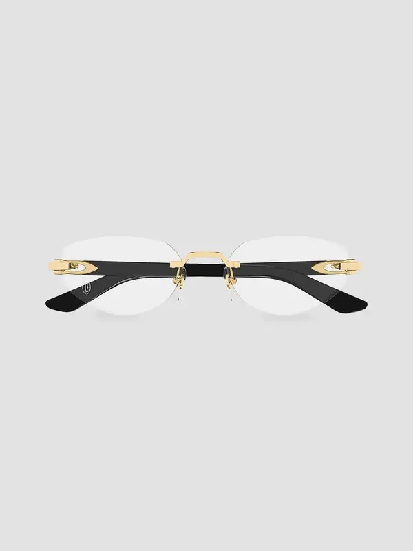 Saint Laurent C Décor 55mm 24k--plated Cat-eye Optical Glasses