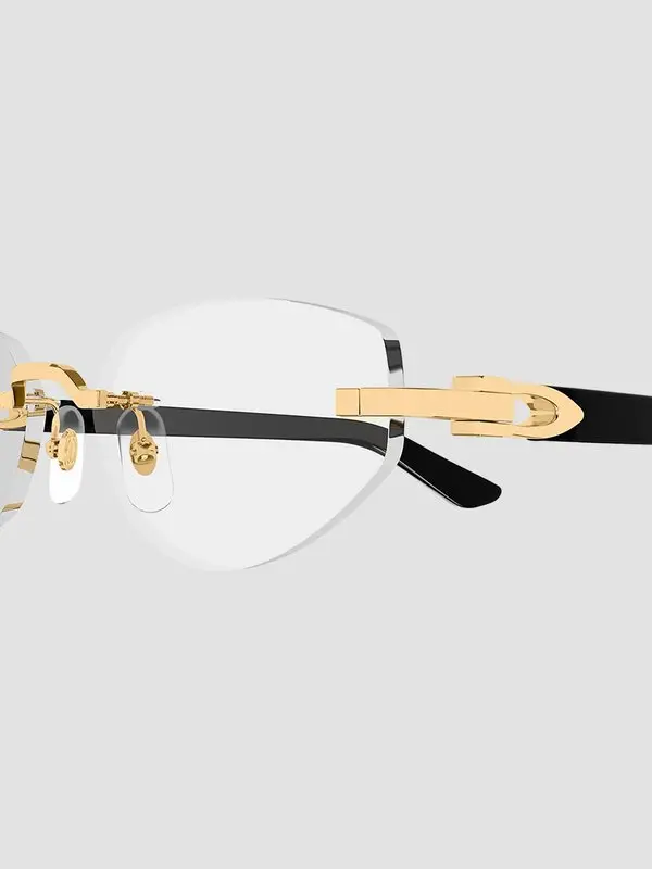 Saint Laurent C Décor 55mm 24k--plated Cat-eye Optical Glasses