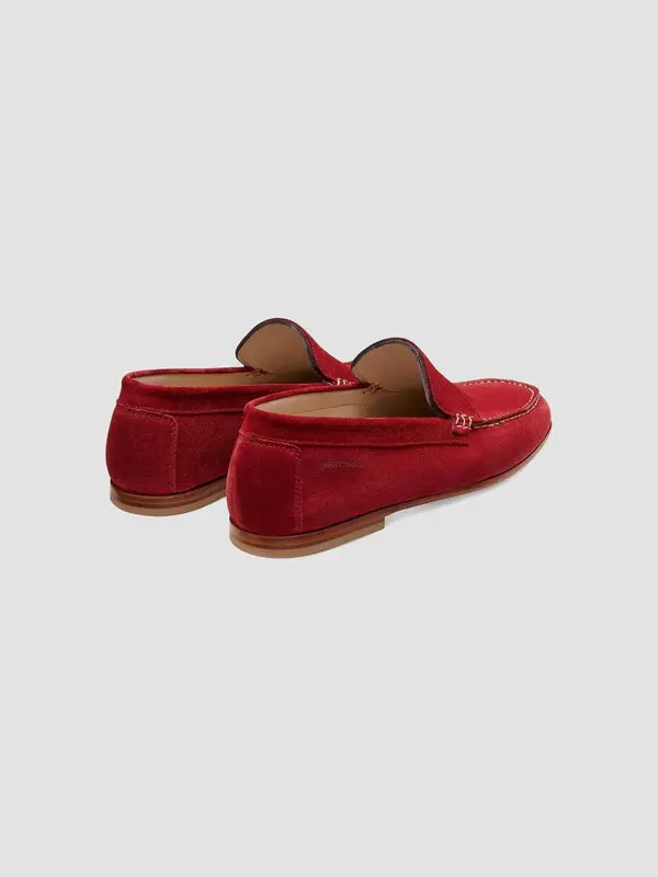 STUART WEITZMAN Brady Penny Leather Loafers