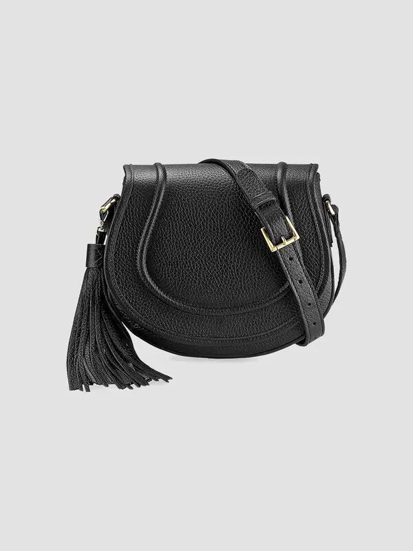 Gigi New York Jenni Leather Saddle Bag
