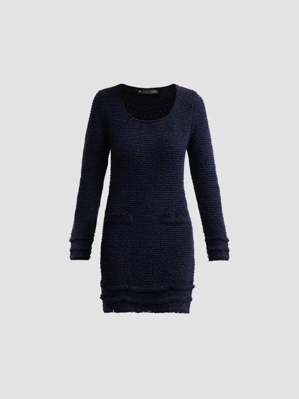 Chiara Boni La Petite Robe Bouclé Mini Sweaterdress