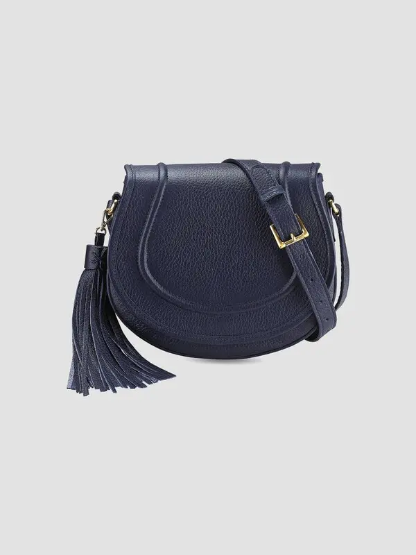 Gigi New York Jenni Pebble Leather Saddle Bag