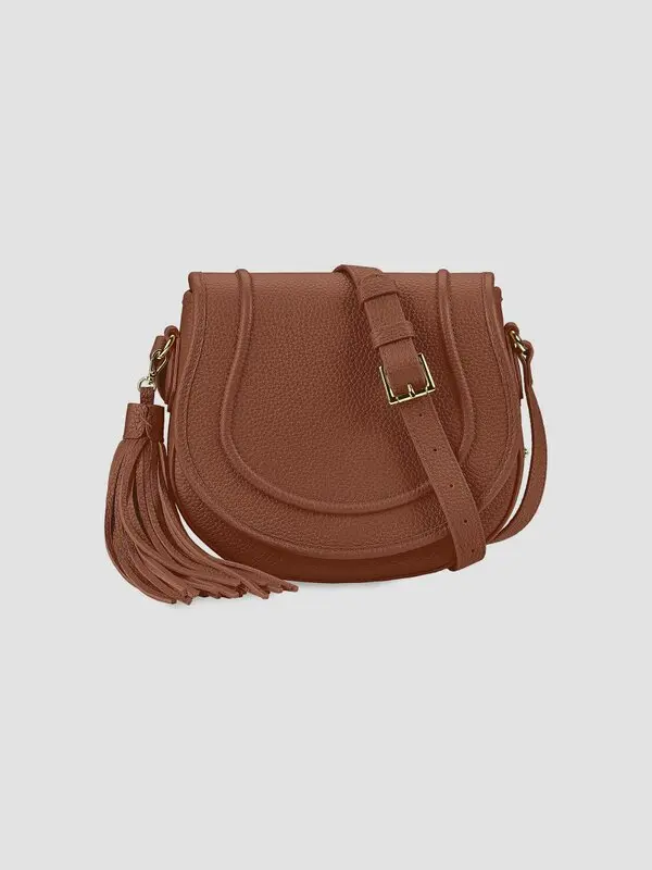 Gigi New York Jenni Pebbled Leather Crossbody Bag