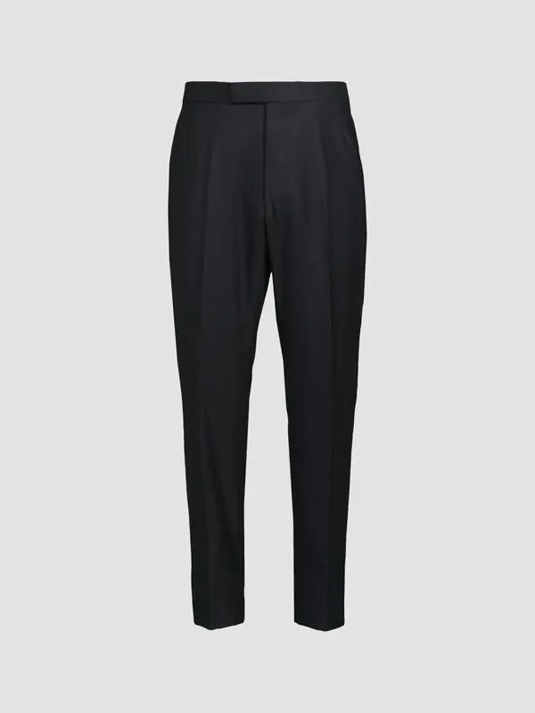Thom Browne Fit 1 Back-strap Wool Twill Trousers - Navy