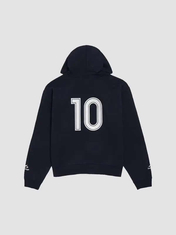 Balenciaga Soccer Oversized Zip-up Hoodie