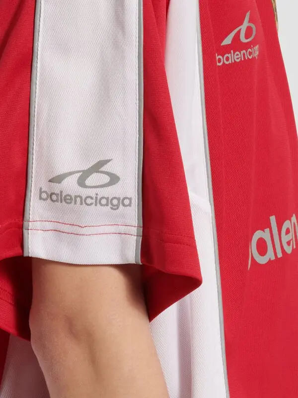 Balenciaga Soccer Oversized T-shirt - Red
