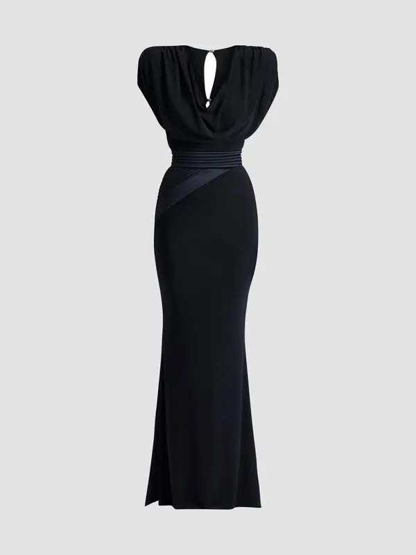 ZHIVAGO Ilium Stretch-jersey Body-con Gown - Black