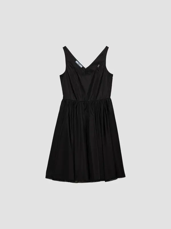 Prada Nylon Mini-dress - Black