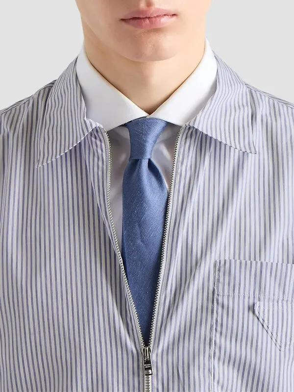 Prada Cotton Zipper Shirt